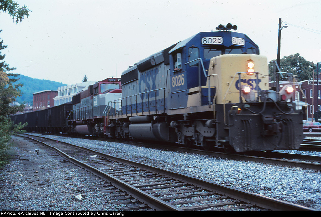 CSXT 8026 & EMDX 7000